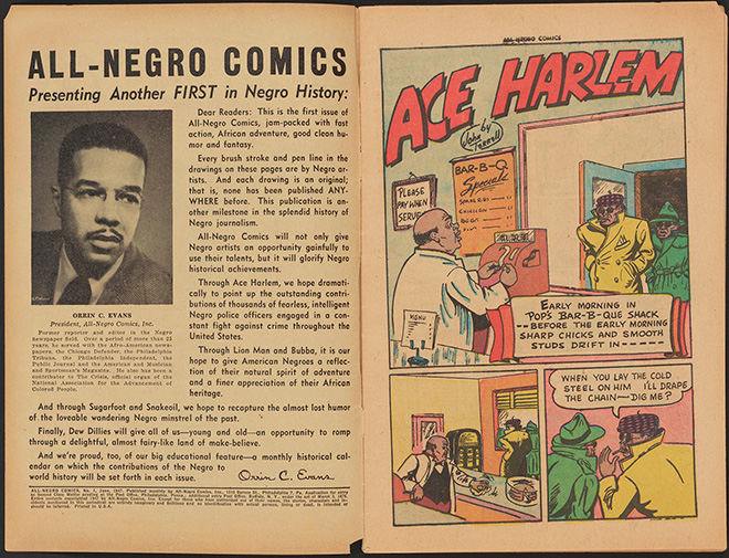 First All Negro Comic in History Orrin Cromwell Evans - Miempowerment.com